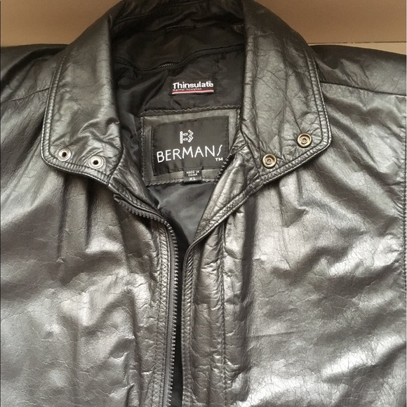Berman’S | Jackets & Coats | Bermans Mens Leather Jacket | Poshmark